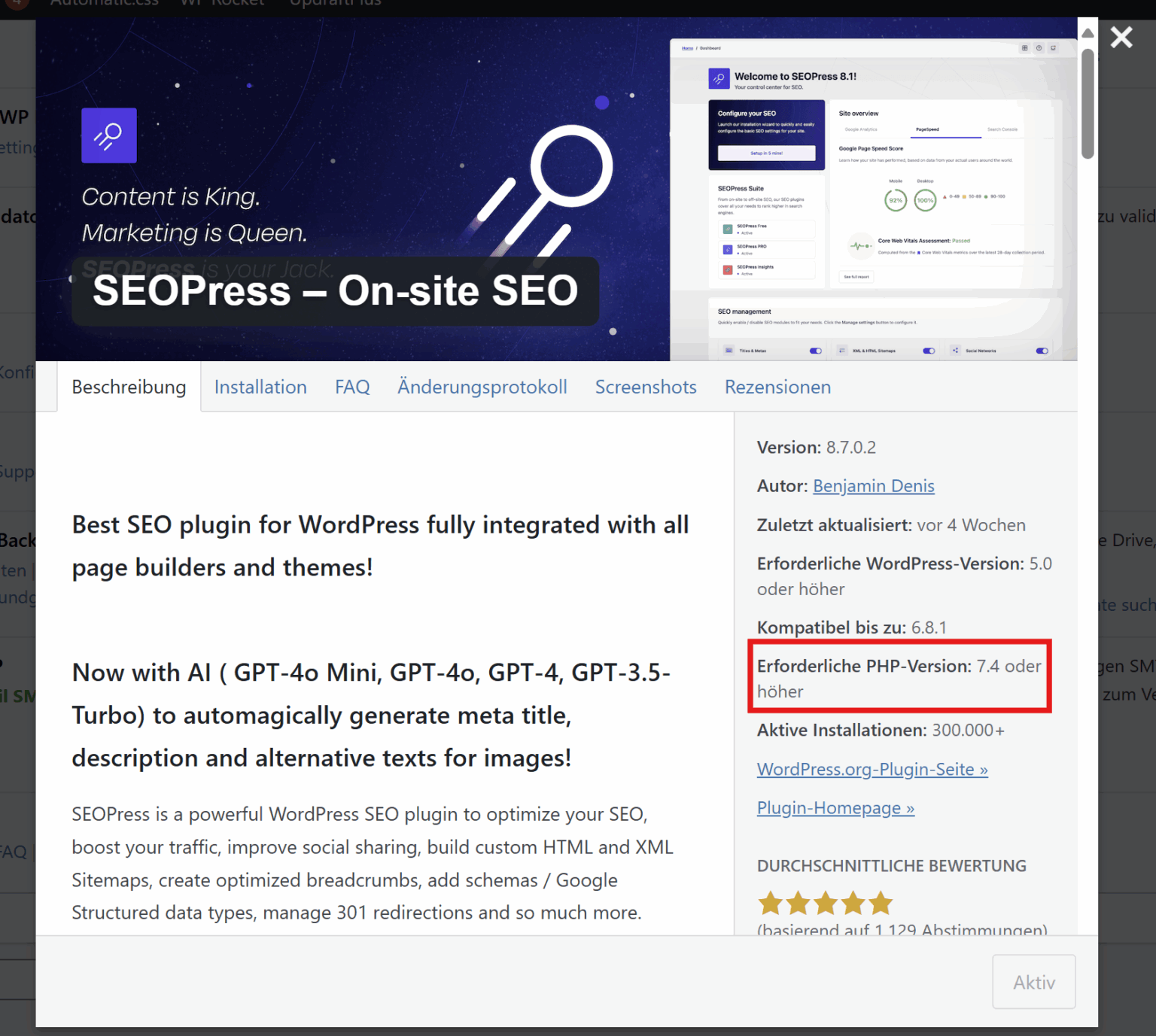 WordPress PHP-Version aktualisieren: So geht’s